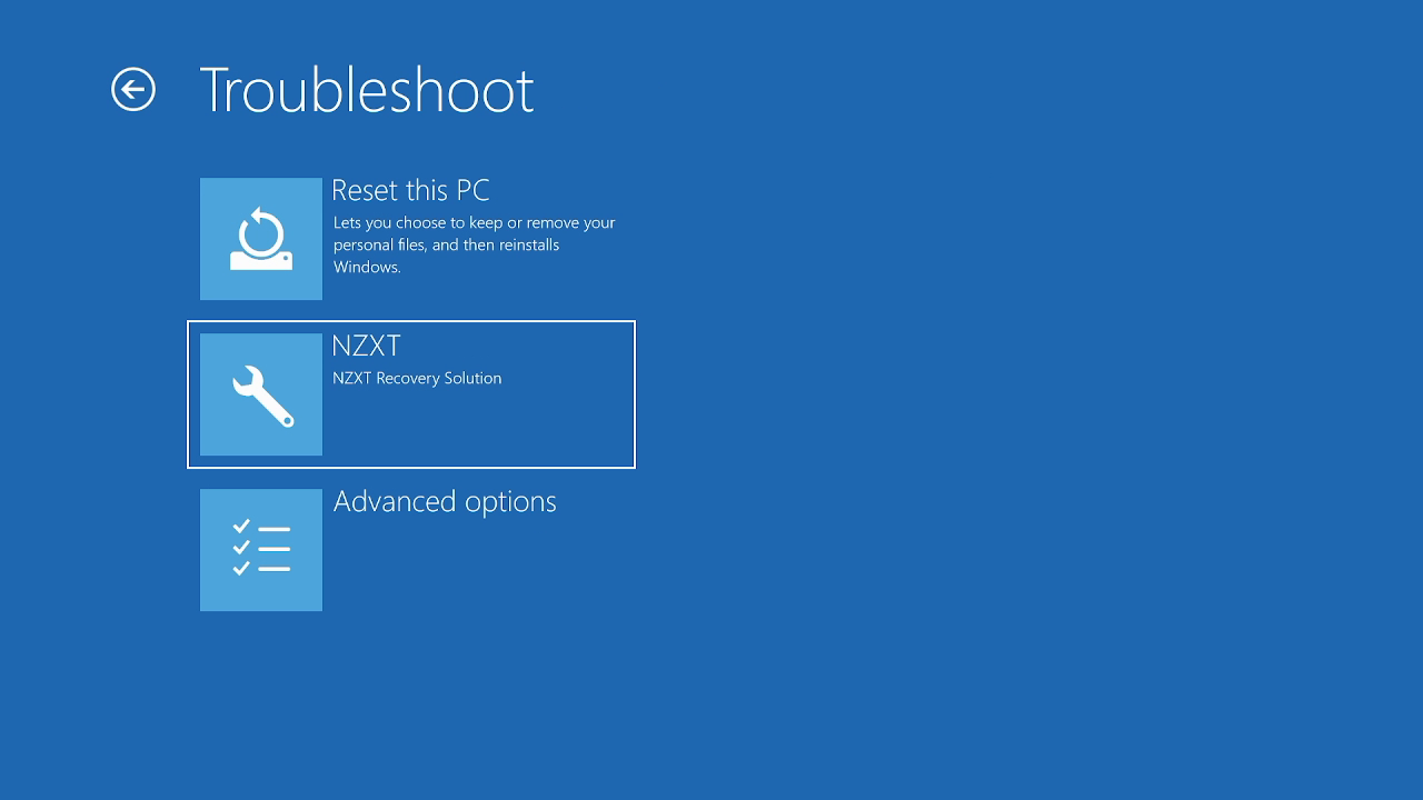 How to Factory Restore your Gaming PC – NZXT Support Center