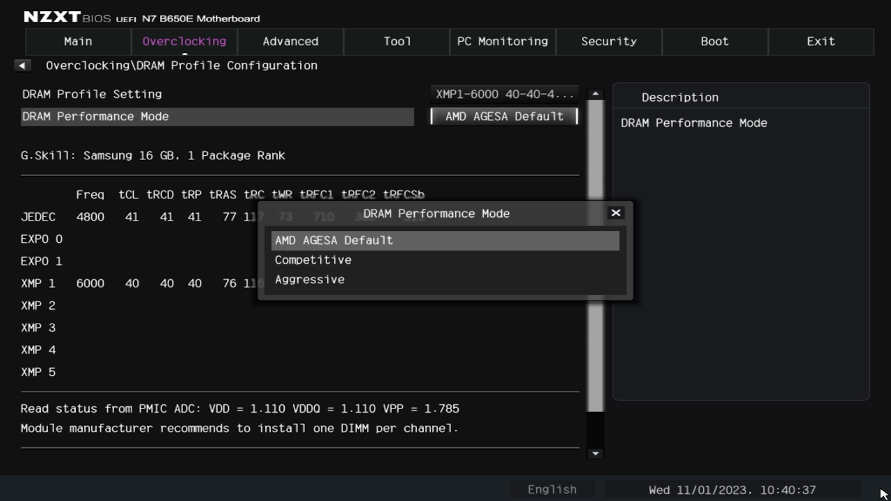 NZXT N7 B650E UEFI/BIOS 가이드 - 오버클러킹 – NZXT Support Center