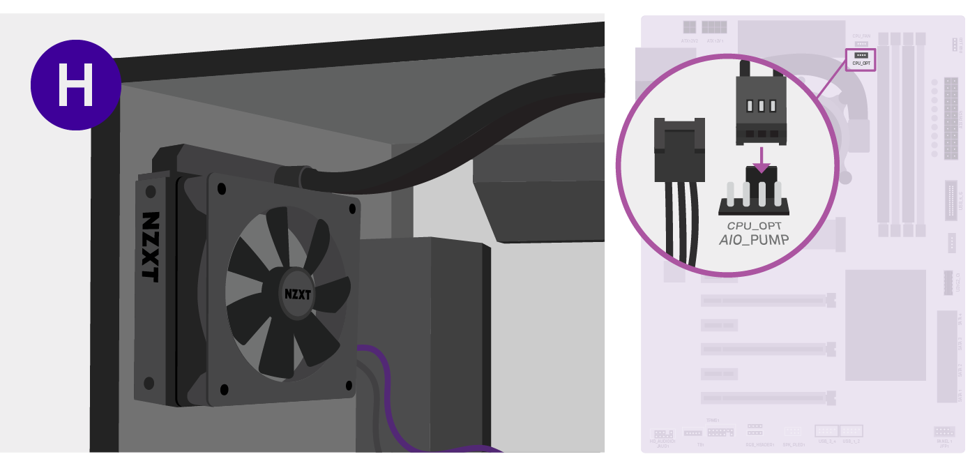 Level 9A: Installing the AIO Cooler Part 2 – NZXT Support Center