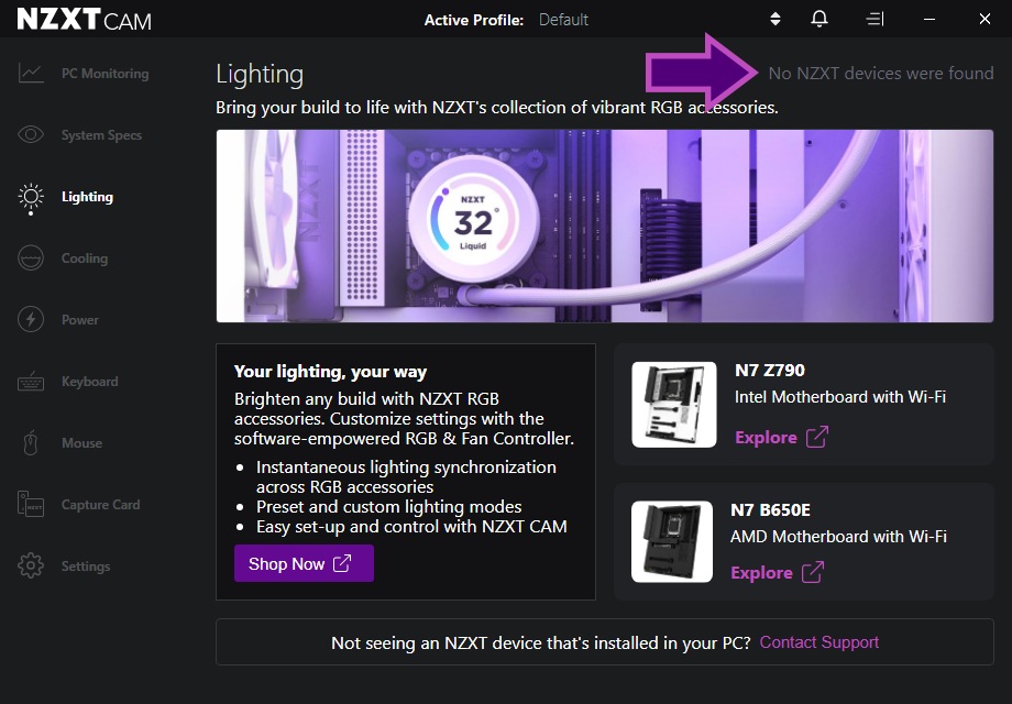 My NZXT Device is not Recognized in CAM – NZXT Support Center