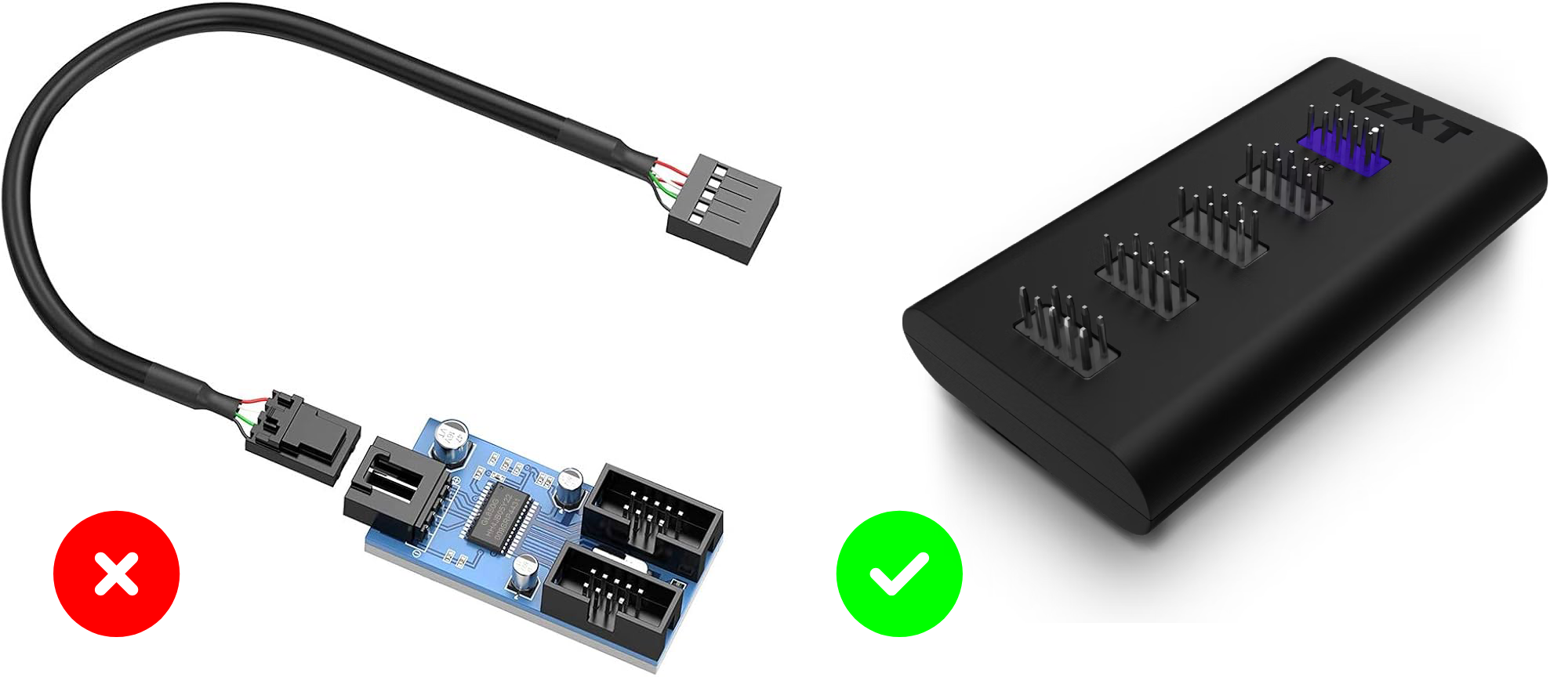 RGB 및 팬 컨트롤러 설치하기 – NZXT Support Center