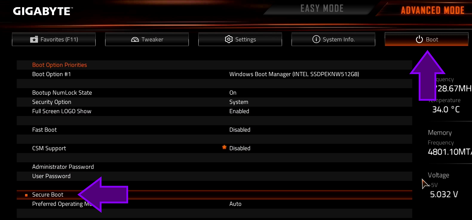 Como ativar o Secure Boot no seu PC Gamer (Gigabyte) – NZXT Support Center