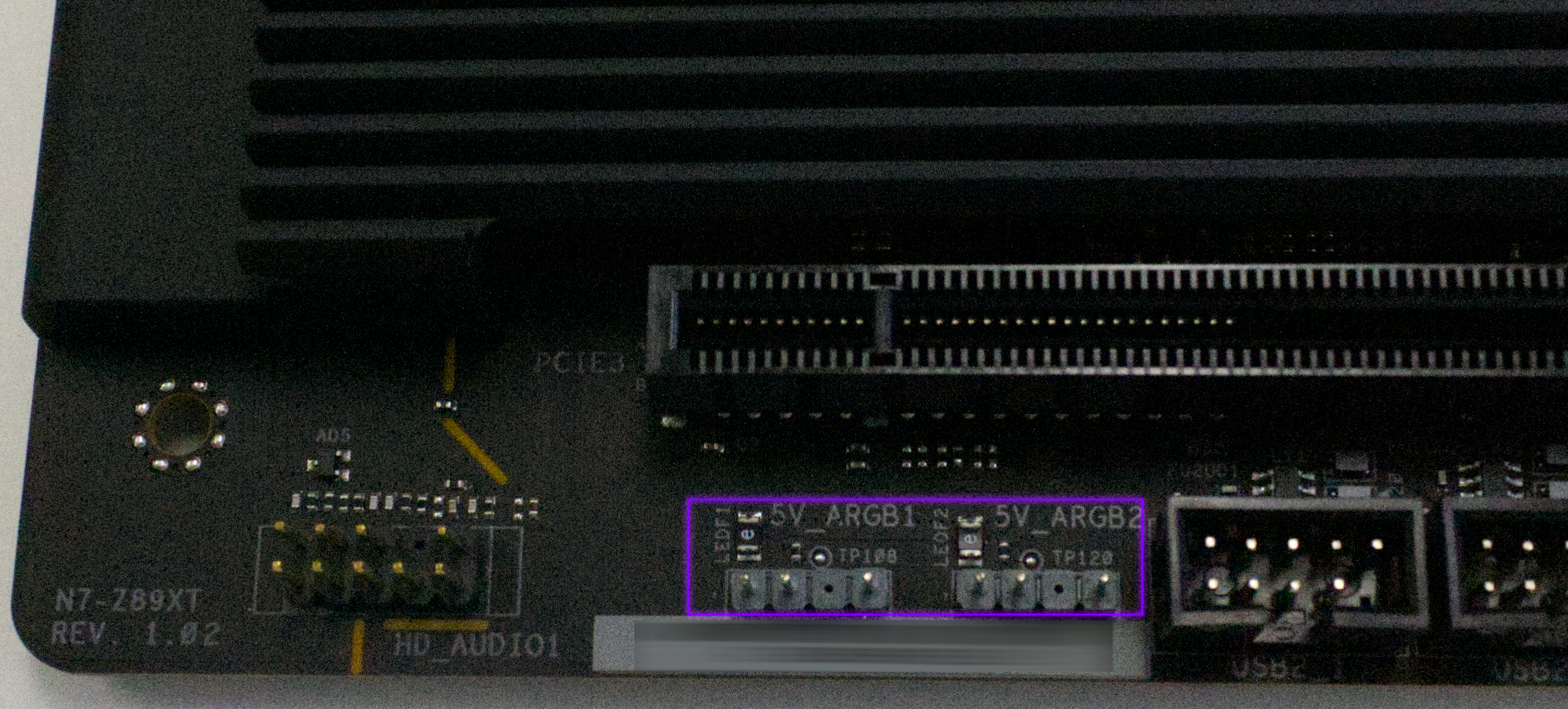 How do I control 5V ARGB and 12V RGB devices on my NZXT motherboard ...